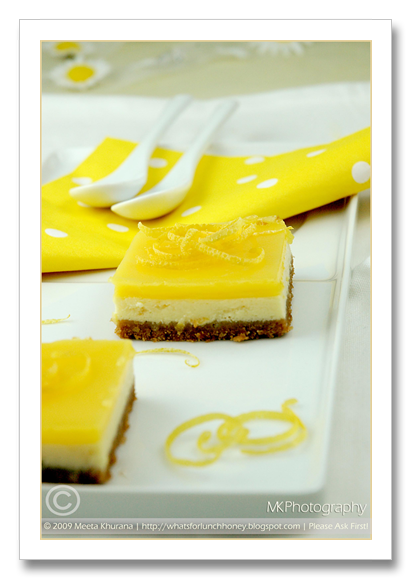 What's For Lunch Honey?: Quark Cheesecake Squares topped with Tart ...
